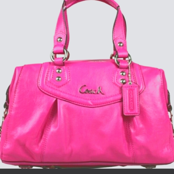 Coach | Bags | Coach Satchel Fuchsia | Poshmark